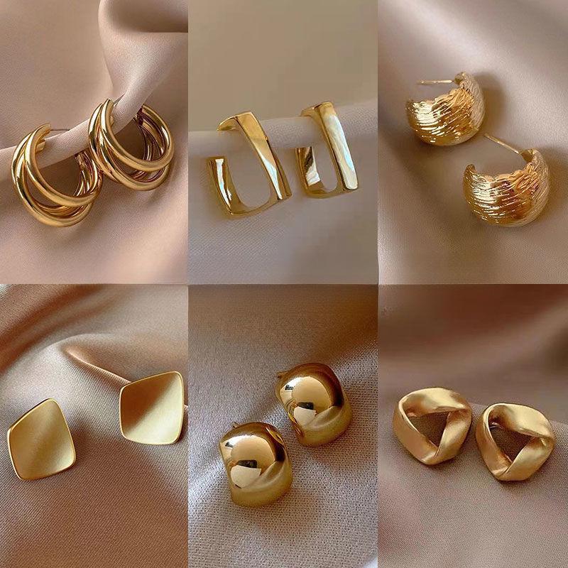 Anting-anting Emas, Komuter Harian Mudah, Niche dan Elegan, Reka ...