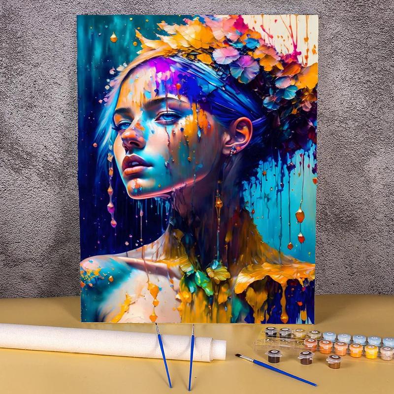 50x70cm Oil Paint By Numbers Figure DIY Painting By Numbers On - TikTok ...