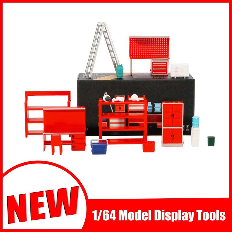 Diorama, Rak Alat Pembaikan Garaj Kereta 1: 64, 16PCS / set, - TikTok ...