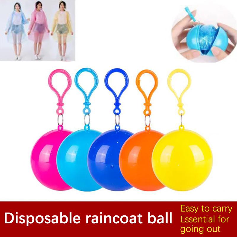 New Adult Rain Coat Outdoor Raincoat Ball Disposable Single Use ...