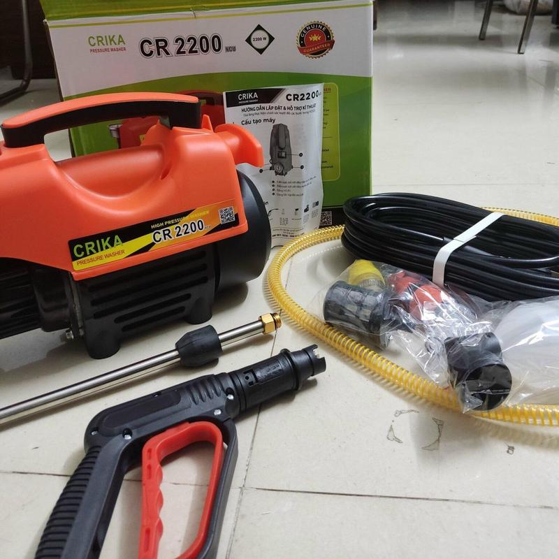 Máy rửa xe đa năng CRIKA 2200W - Hàng chính hãng( bảo hành 1 - TikTok ...