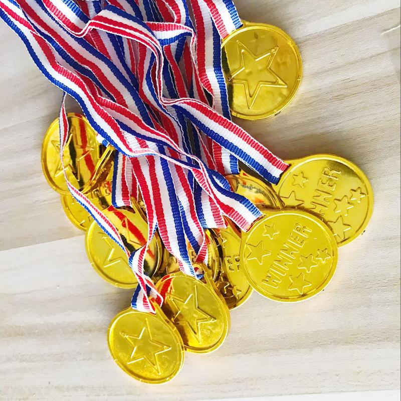 10pcs Medals Funny Long Rope Star Design Winner Medals Toy for - TikTok ...
