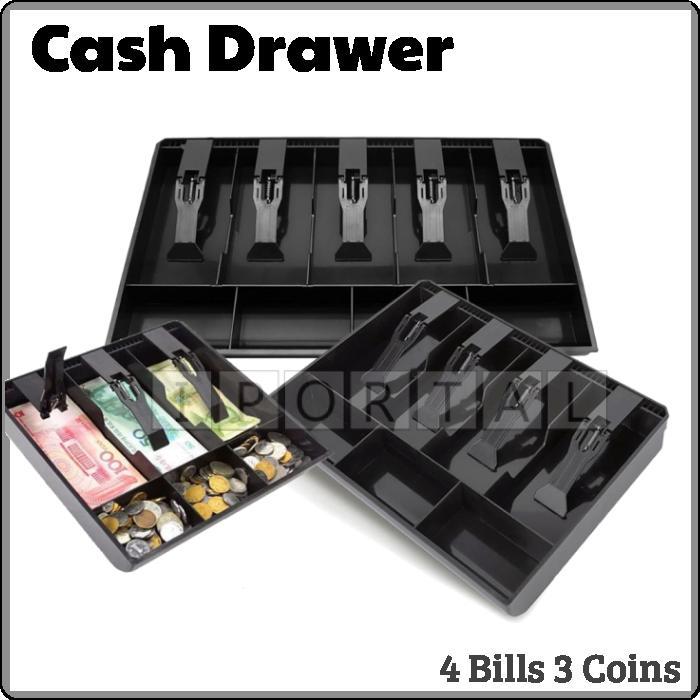 Cash Drawer Insert Tray Replacement Bills Coins Money Storage Box ...