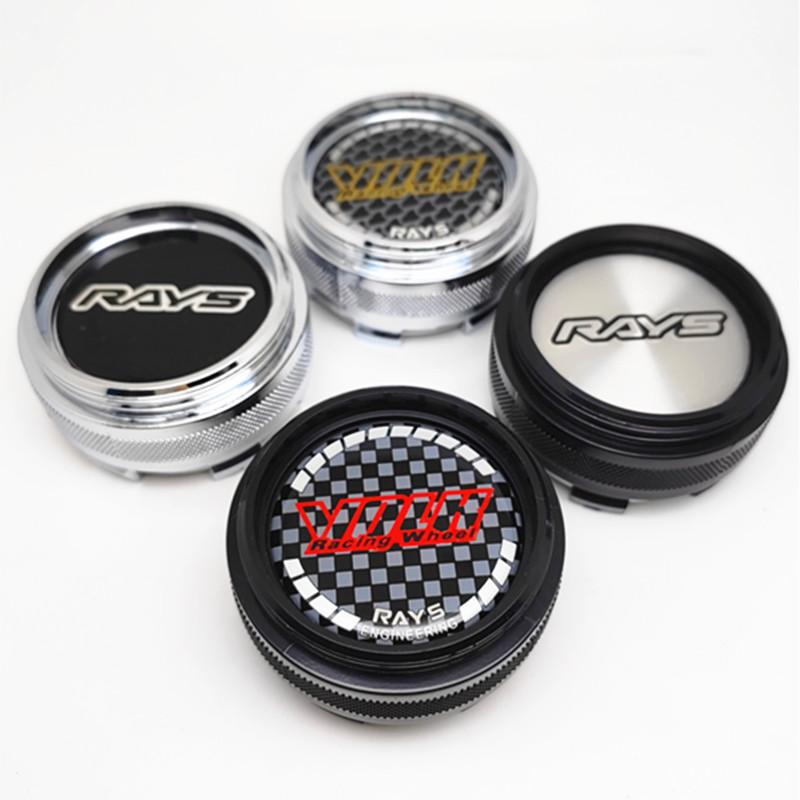 4pcs 62mm 56mm Volk Rays Racing Wheel Center Cap Hubs Car Styling ...