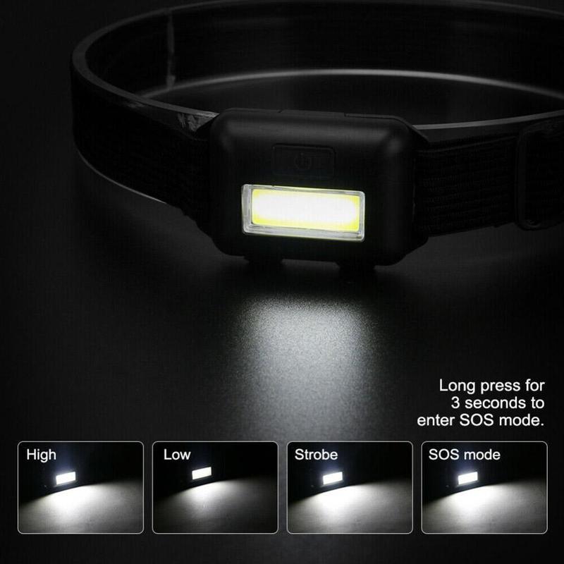 1pc USB Waterproof LED Headlamp Source Running Head-Mounted - TikTok ...