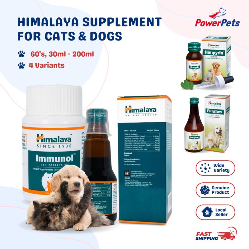 Himalaya Supplement For Cats & Dogs Immunol Himpyrin & Furglow - TikTok ...