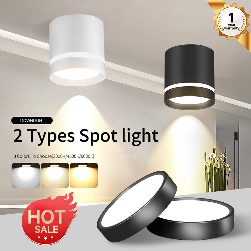 Lampu Siling Downlight Permukaan LED, Lampu Sorot Siling Moden ...