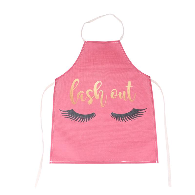1PC Bronzing Eyelash Pattern Apron Eyelash Extension Tools Cotton ...