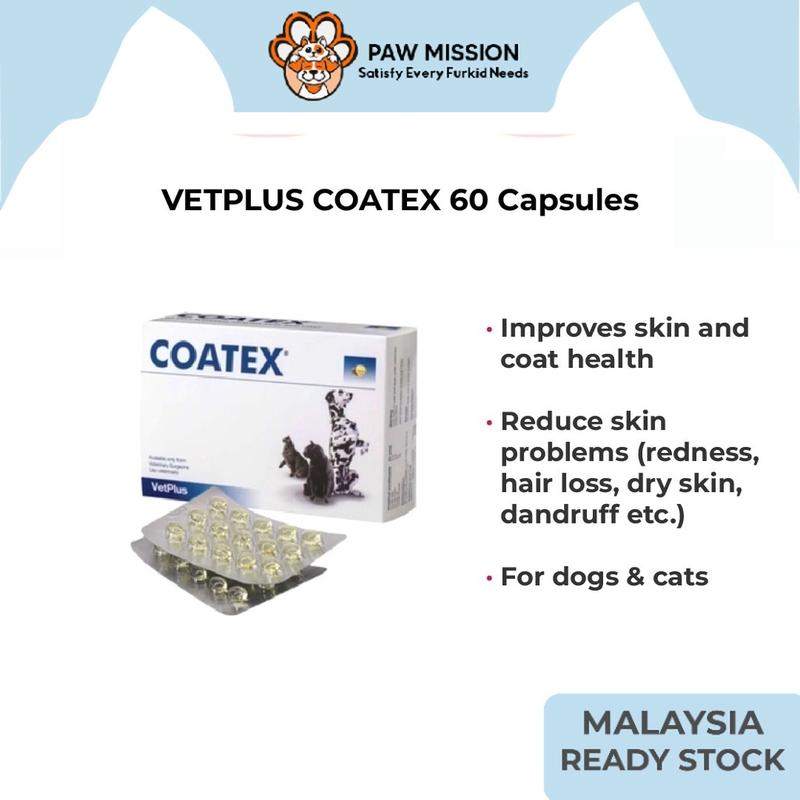 PawMission | VetPlus COATEX EFA 60 Capsules (1 Box) Pet Hair - TikTok ...