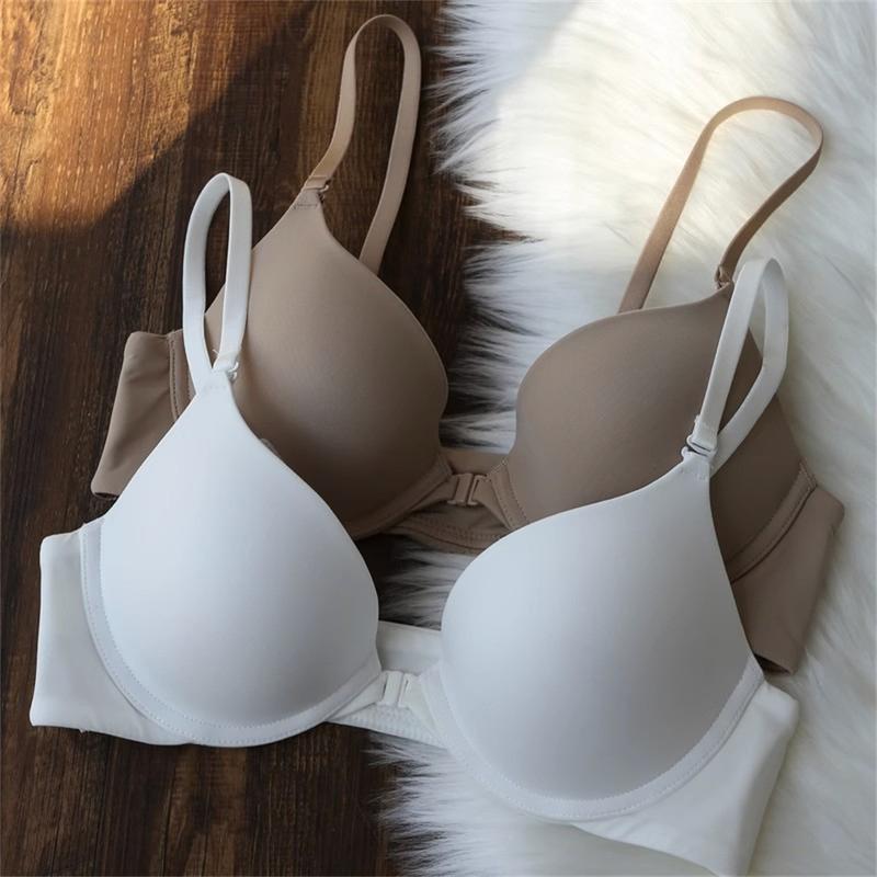 Front Buckle Bra Seamless Small Big Chest Look Beautiful Bac - TikTok ...