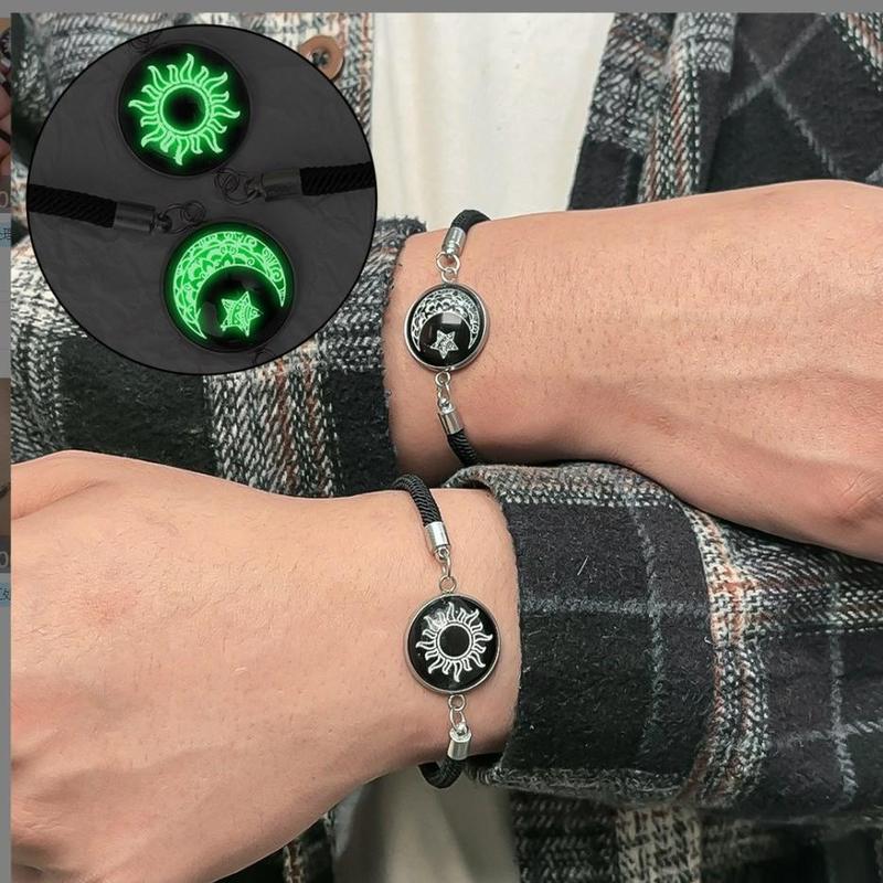 Gelang Tangan Pasangan Berkilau, Totwoo, Rekaan Cahaya Matahari ...