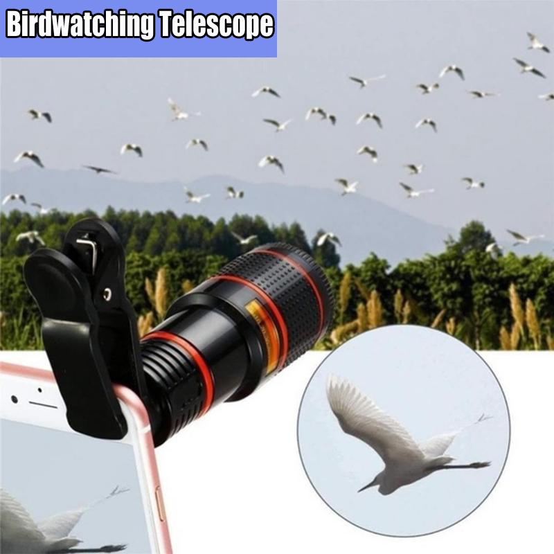 8X/12X Telescope Zoom Lens Monocular Mobile Phone Camera Len - TikTok ...