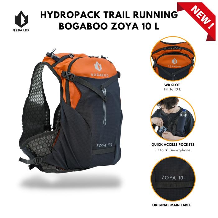 Promo BISA COD Tas Hydropack trail running BOGABOO zoya 10 L - tas Lari ...