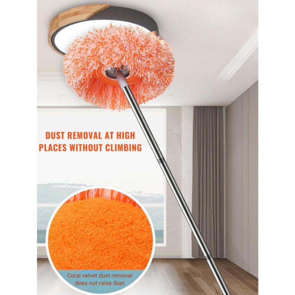 Extendable Long Handle Floor Cleaning Mop 360° Rotating Mop Floor ...