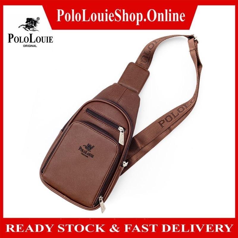 Original Polo Louie Premium Quality Crossbody Bag Classic Leather Men's ...