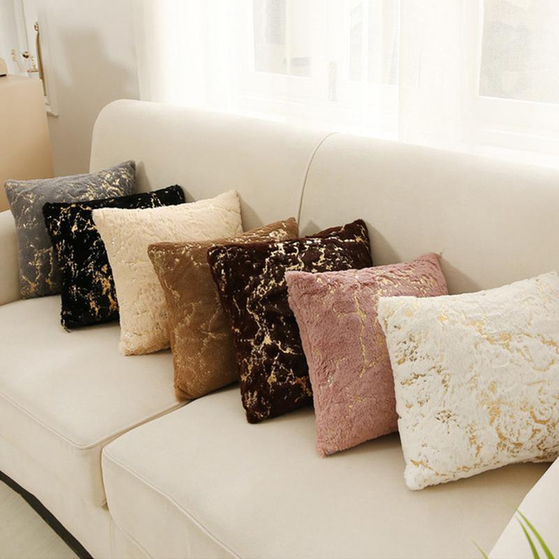 [SU] Plush Throw Pillow Case Household Supplies Sofa Living Room ...
