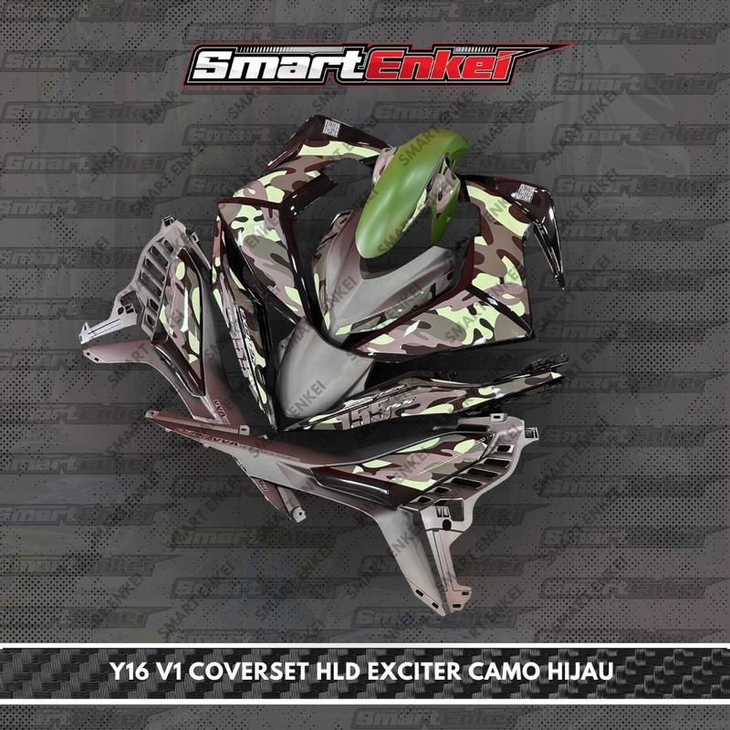 Y16 V1 COVERSET EXCITER CAMO HIJAU HLD - TikTok Shop Malaysia