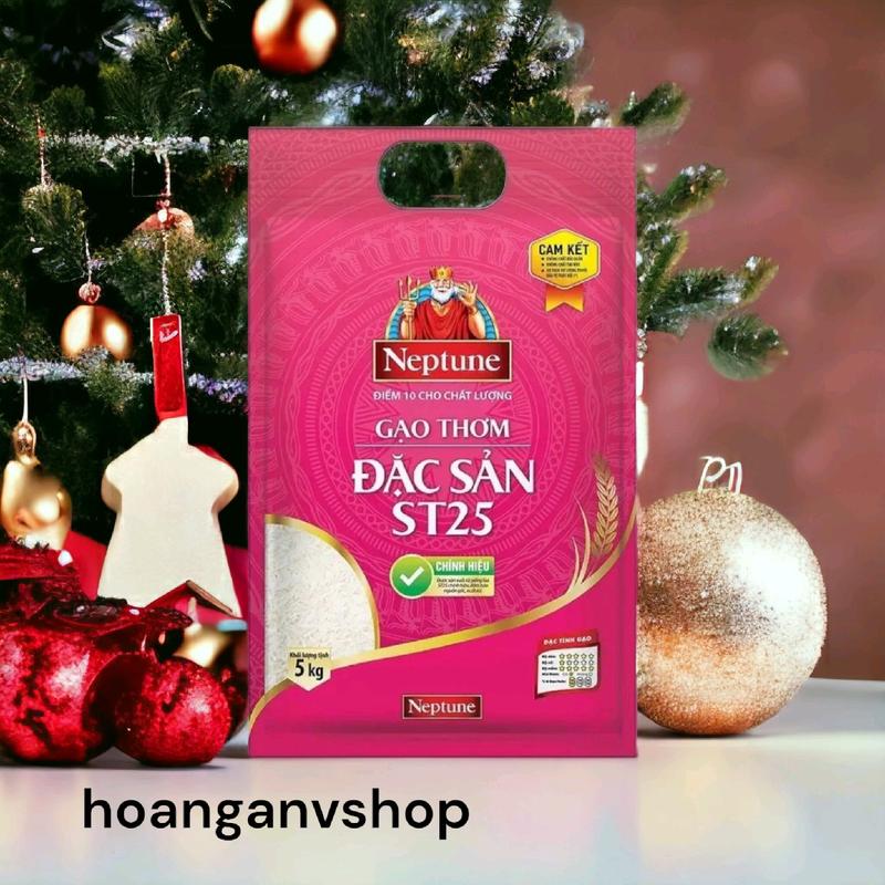 Gạo Neptune ST25 trắng thơm, dẻo mềm - Chính hãng, giống lúa - TikTok ...