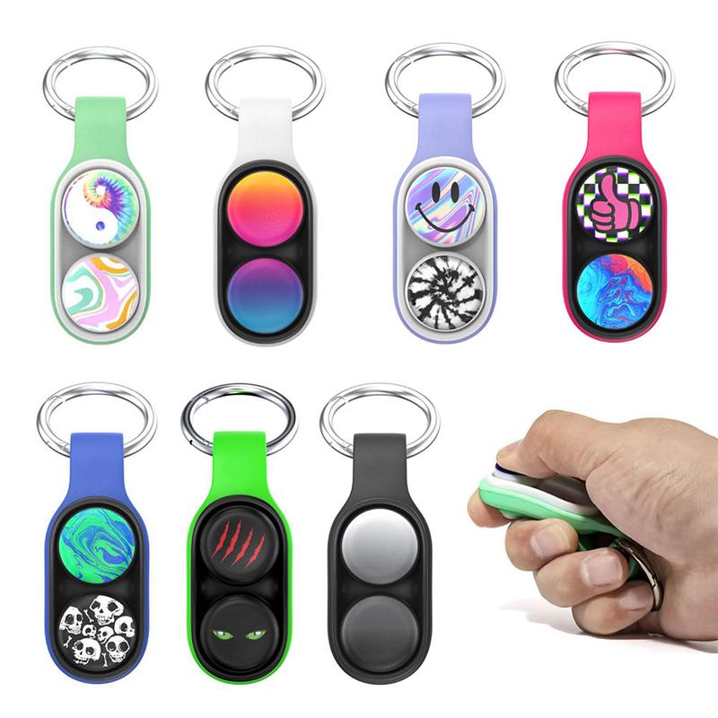 Novel Pop Puck Fidget Toys Hand Spinner Poppuck Funny Anti Stress ...