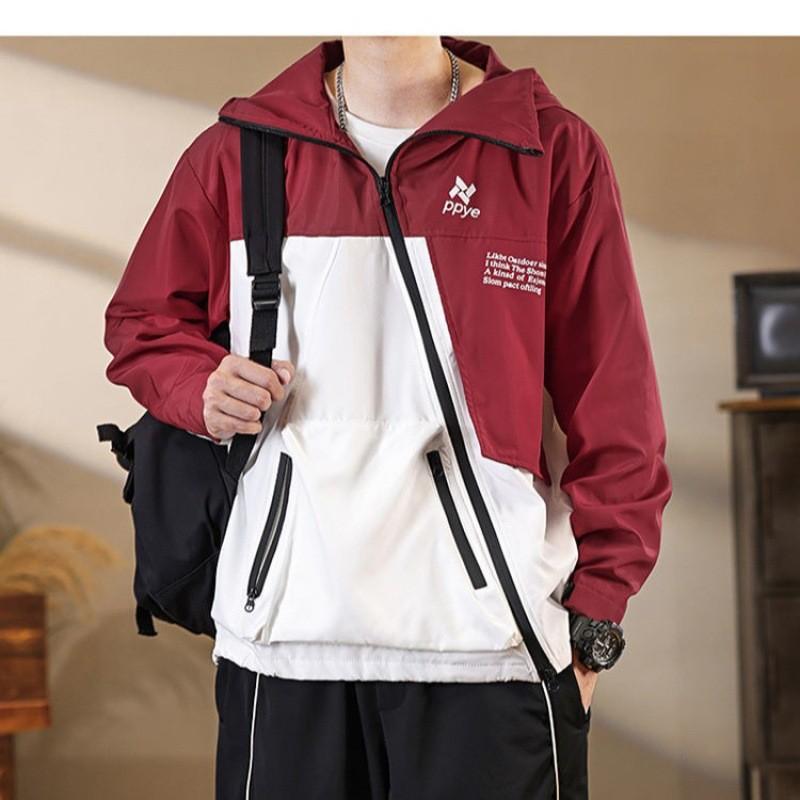 Unisex Cross-Border American Style Zip-Up Windbreaker | Outdoor ...
