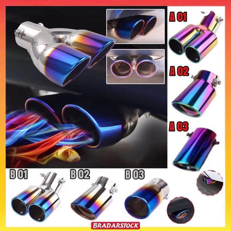 1Pcs Exhaust Pipe Extension Car Rear Piping Extend Paip Ekzo - TikTok ...
