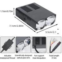Jual Lampu SENLO T2 Slim 80W led tembak mini laser 2 mata tipis super ...