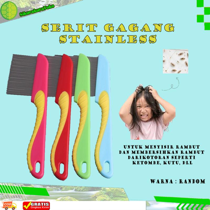 Sisir Kutu Serit Kutu Serit Besi stainless gagang terminator - Shop ...