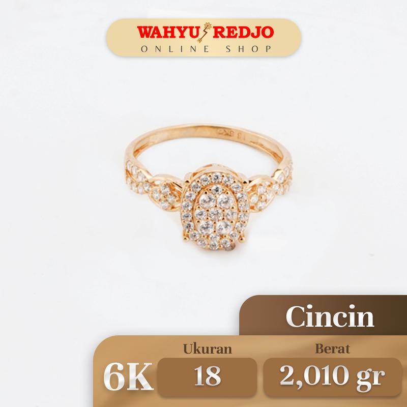 Cincin Emas Kadar 6K Wahyu Redjo CC-6K 26918598PMR - Shop | Tokopedia