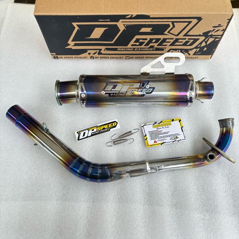DP_SPEED - Knalpot Salemba Full Blue Edition Moncong Linting Original ...