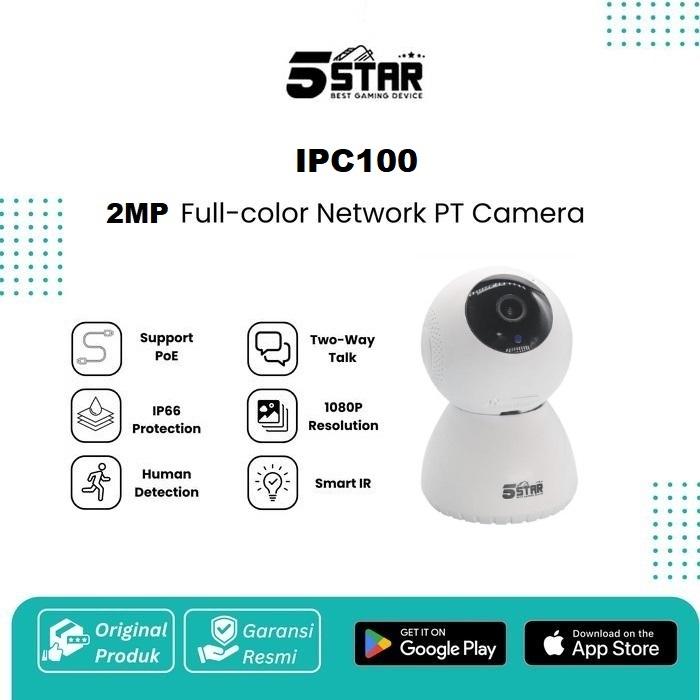 Jual 5Star IPC100 CCTV IP Cam Kamera IP Camera Network Wireless WiFi ...