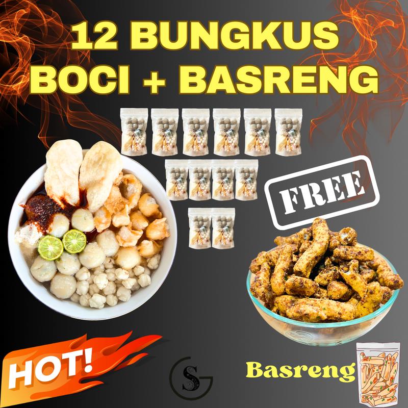 12 Baso Aci Dapat Basreng Paket Heboh Instan Makanan Food Mie Seblak ...