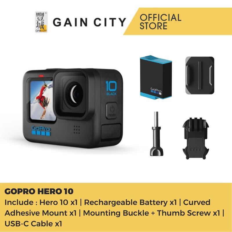 GOPRO HERO 10 ACTION CAMERA W/O CASE 5.3K60 + 4K120 RESOLUTION - TikTok ...