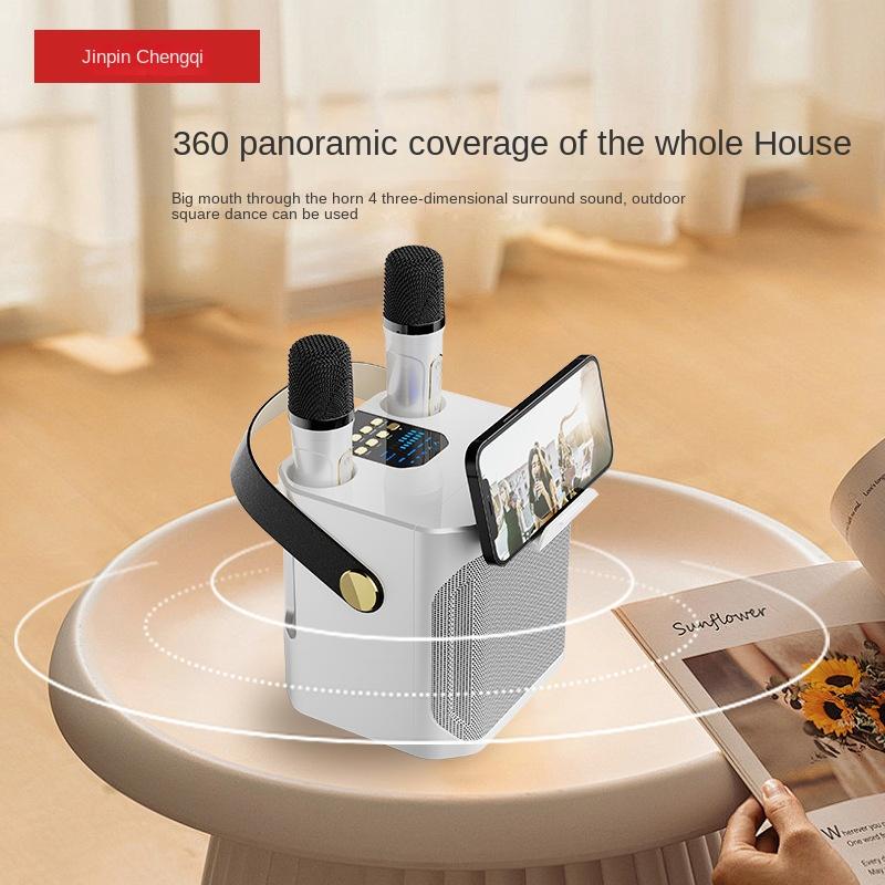 Cross-Border S882 Outdoor Karaoke Bluetooth Speaker Microphone Home KTV ...