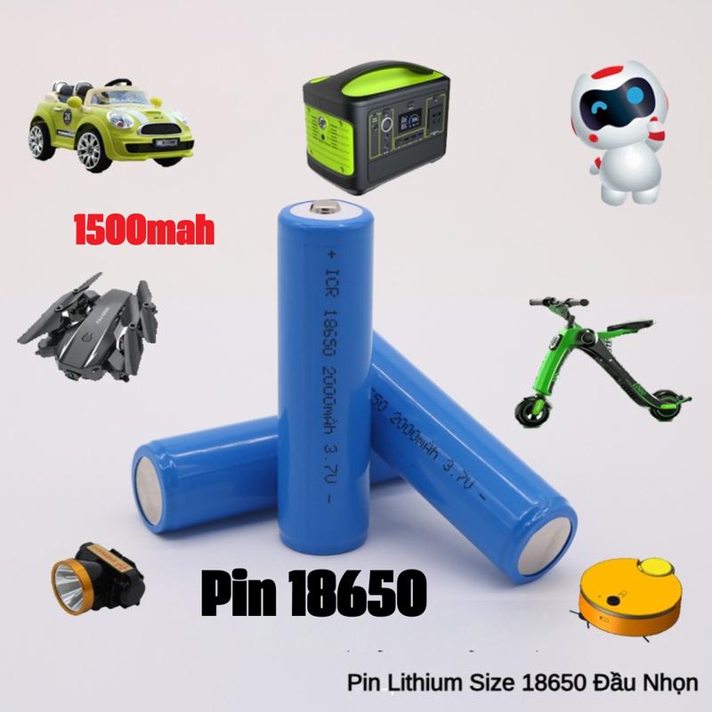 Cell Pin Lithium Lion 18650 Dung Lượng Chuẩn 1500mah Đầu Nhọ - TikTok ...