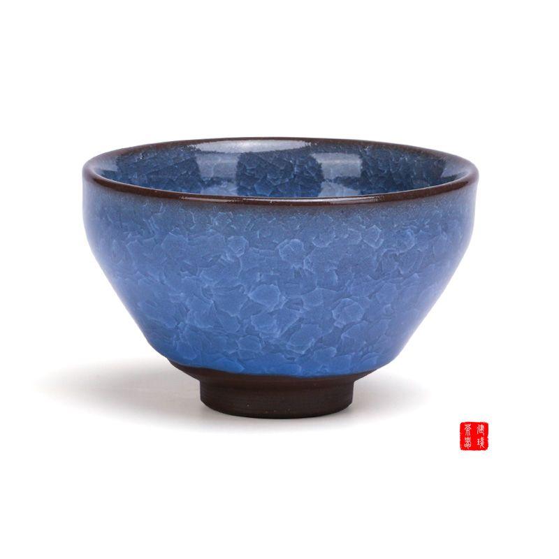 Lake Light Blue Ice Crack Jian Zhan Master Cup Single Cup High-end ...