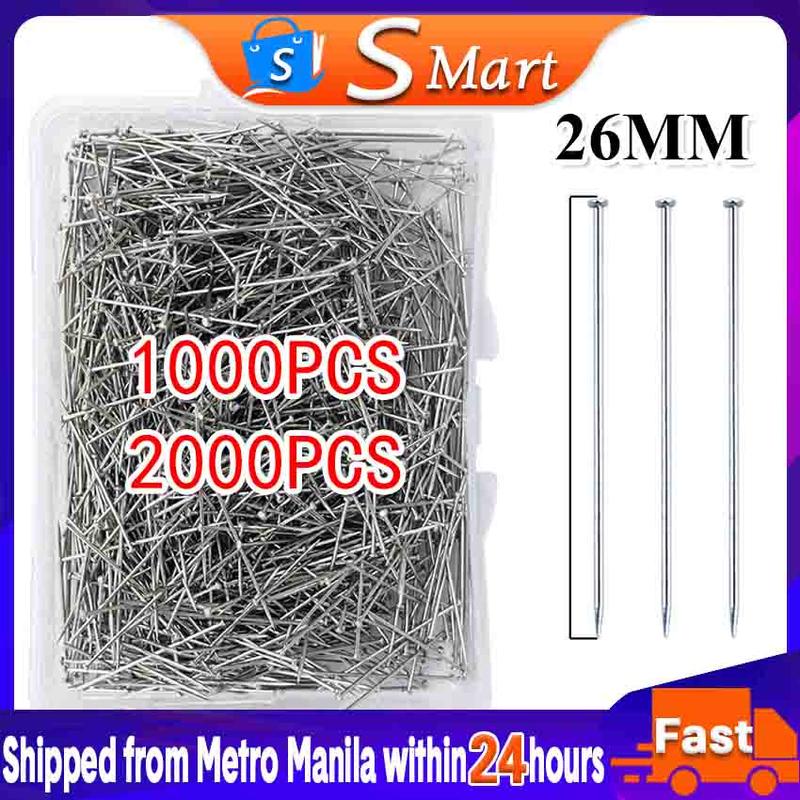【In Stock】2000pcs/Box Stainless Steel Straight Pins Dressmaker - TikTok ...