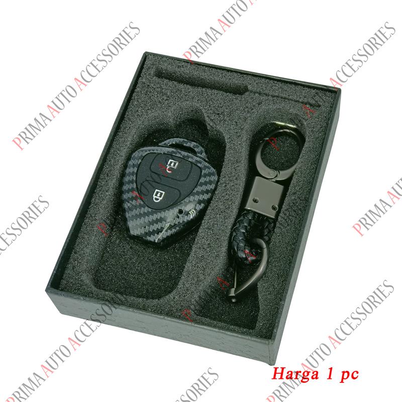 Casing Kunci Remote Mobil Toyota Carbon Fiber - INNOVA Lama 2 Tombol ...