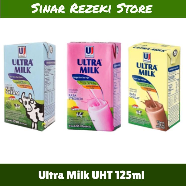 Ultra Milk UHT 125ml / Susu UHT / Ultra Milk - Shop | Tokopedia