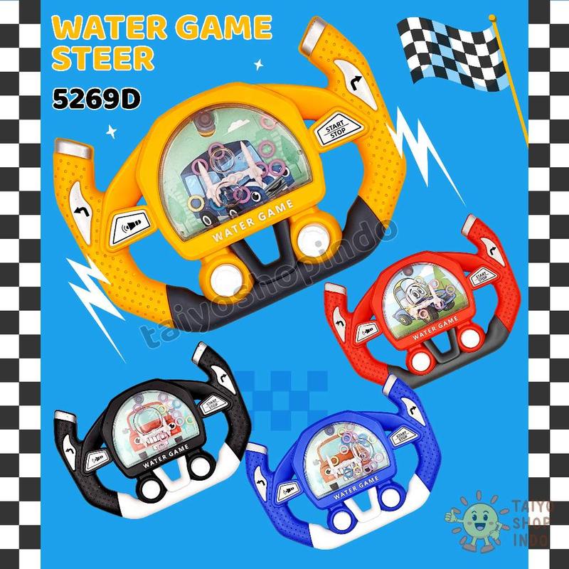 TAIYO Water Game Gembot Car Steer Big Mobil Setir Ring Air Cincin ...