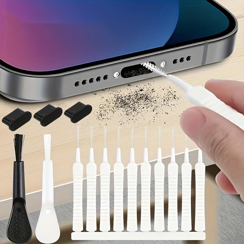 15-Piece USB-C Dust Plug Set with Keyboard Cleaning Brushes, - TikTok ...