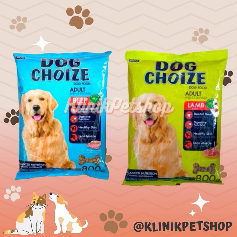 DOG CHOIZE 800GR - Makanan Pakan Anjing Premium Dog Food Adult - Shop ...