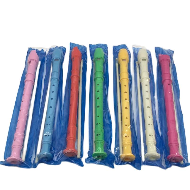 8 Holes Plastic Flute Key Colourful Woodwind Instrument Random - TikTok ...