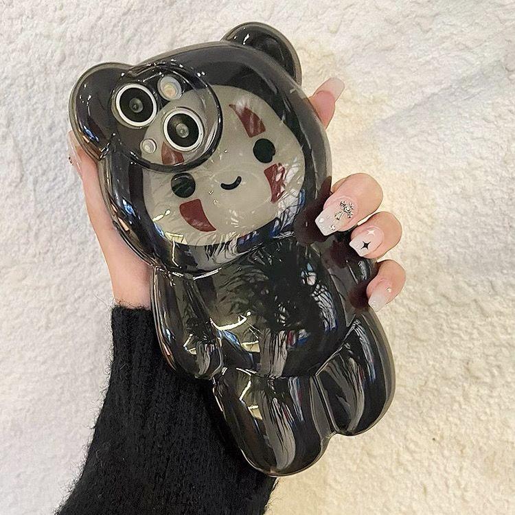 Iphone X 3D Cute Faceless Bear Iphone14promax Apple 13 Phone - TikTok ...