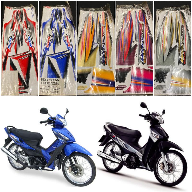 BODY STICKER HONDA WAVE 125 WAVE ULTIMO WAVE 125 S MERAH BIR - TikTok ...