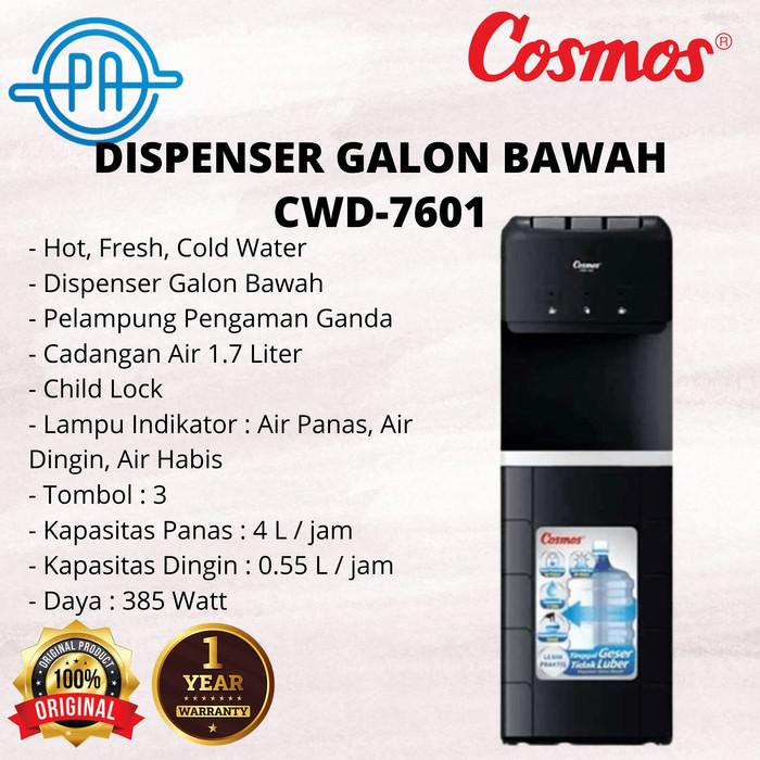 DISPENSER GALON BAWAH COSMOS CWD-7601 CWD7601 CWD 7601 HOT FRESH - Shop ...