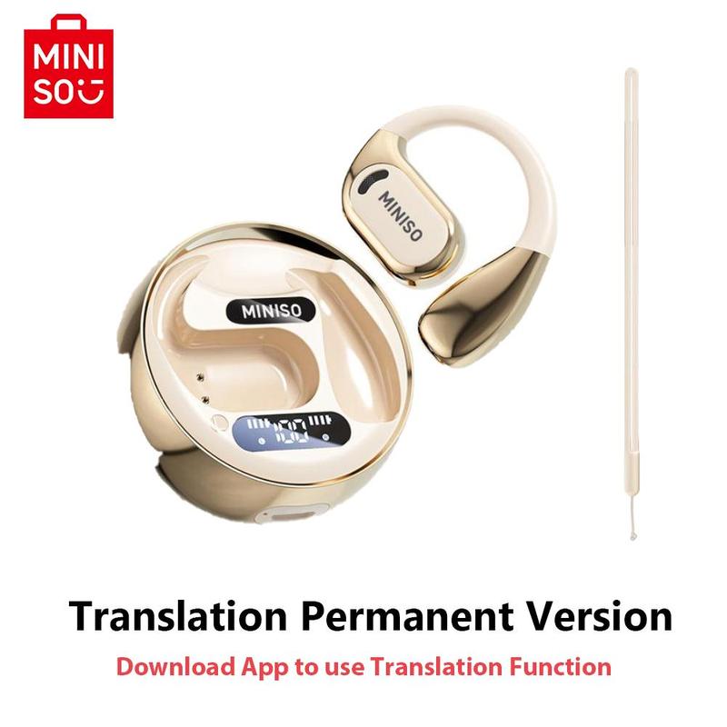 MINISO MS169 Translator Earbuds Open-ear Wireless Earbuds,V5.4,35Hrs ...