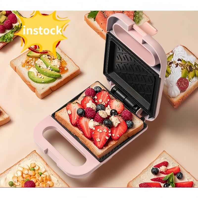 650W sandwich maker toast bread maker multifunctional breakfast ...