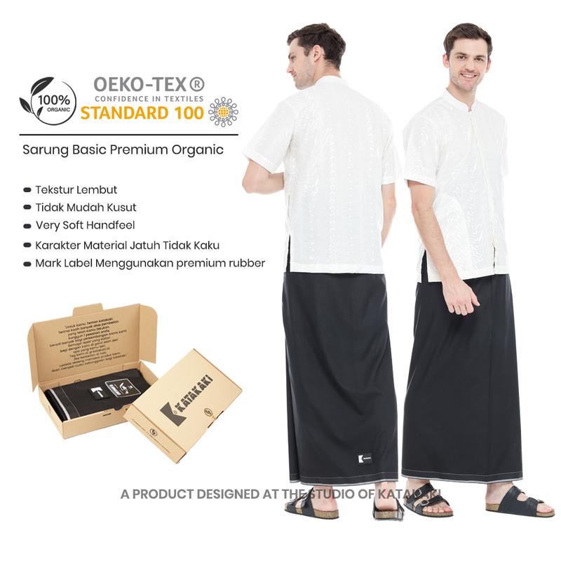 KATAKAKI Sarung Tenun Hitam Polos | Sarung Sholat Masterpiec - Shop ...