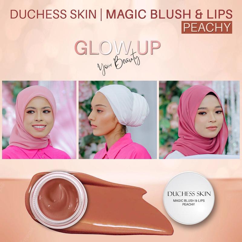 Jualan Clearance: Duchess Magic Blush & Lips (Peachy) - 3 Fungsi ...