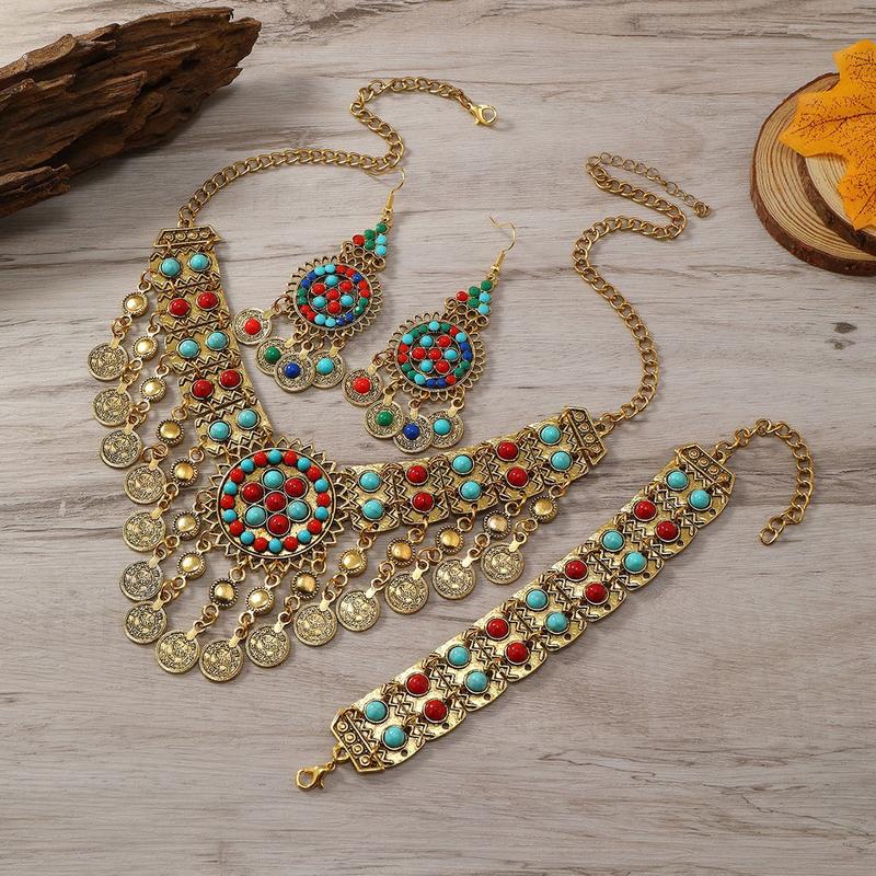 Set Kalung Loket Syiling Aloi, Gaya Retro Berlebihan, dengan - TikTok ...